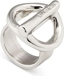 Uno De 50 Bague plaquée argent artisanale