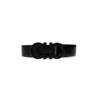 Ferragamo Double Adjus Belt - - Accessories - Herren - Schwarzk - 110 CM