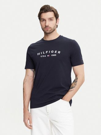 Tommy Hilfiger T-Shirt Fathers Day MW0MW39356 Dunkelblau Regular Fit