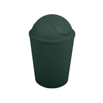 MSV Abfalleimer mit Schwingmechanismus, PP AKO 5,5 l, Dunkelgrün
