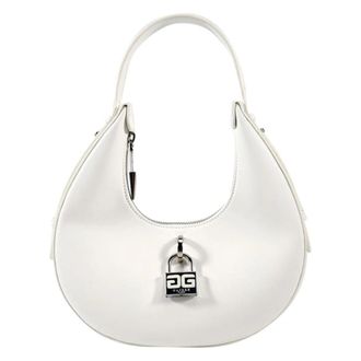 Ga&euml;lle Paris Wei&szlig;e Hobo-Handtasche mit Logoschloss - - Bags - Damen - Wei&szlig; - ONE SIZE