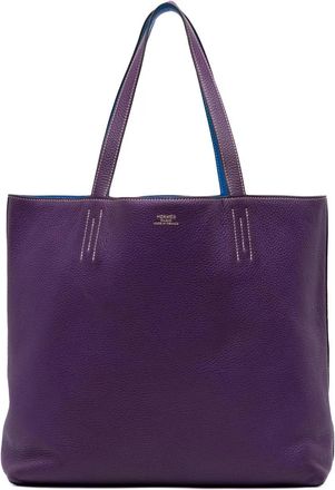 Herm&egrave;s Shopper - Clemence Double Sens 36 - Gr. unisize - in Orange - f&uuml;r Damen