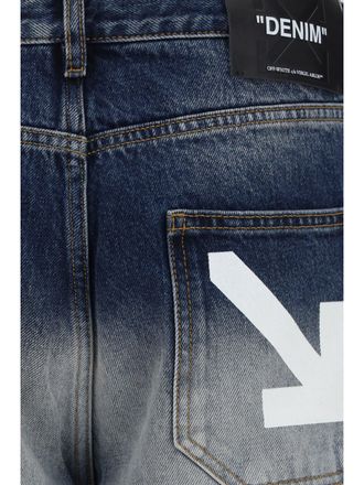 Off-white Half Arrow Jeans - Blue