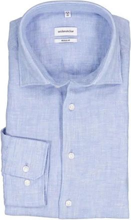 Seidensticker Seidensticker Herren Hemd blau meliert