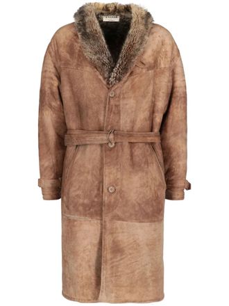 A.N.G.E.L.O. Vintage Cult manteau à revers contrastants pre-owned - Marron