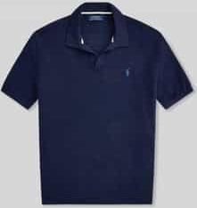 Polo Ralph Lauren Regular Fit Poloshirt aus Baumwoll-Leinen-Mix