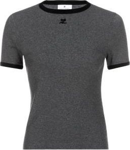 Courr&egrave;ges T-shirt en coton