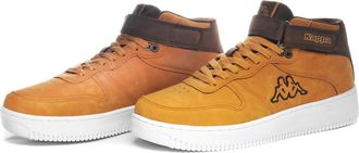 Kappa Herren Logo MASERTA 4 MD Running Shoes, Yellow TAN-Brown, 45 EU