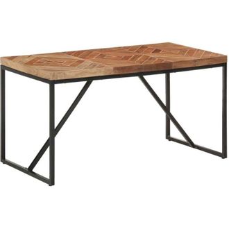 vidaXL Esstisch 140x70x76 cm Massivholz Akazie und Mango Vidaxl