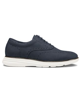 CHARLES TYRWHITT Smarte Sneaker aus Nubukleder - Marineblau