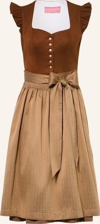Kr&uuml;ger Kr&uuml;ger Dirndl Mit R&uuml;schen braun