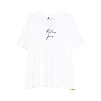 Gallery Dept. Kurz&auml;rmeliges T-Shirt mit Rundhalsausschnitt - - Tops - Herren - Wei&szlig; - 2XL