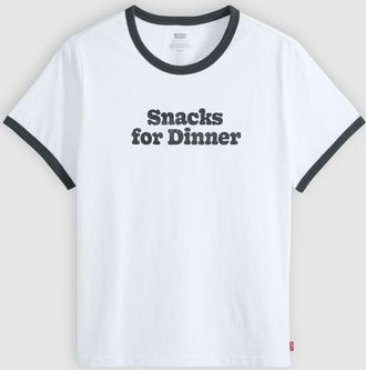 Levi's Graphic Favorite Ringer-T-Shirt - Damen - Wei&szlig; / Wei&szlig;