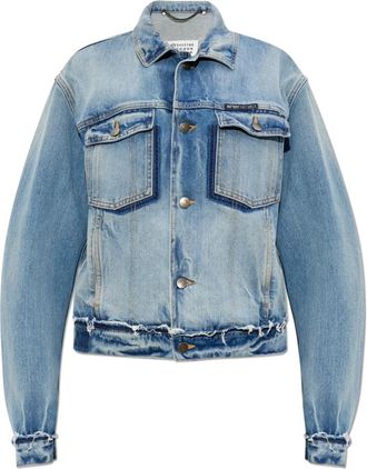 Maison Margiela Femme, Vestes, Bleu, Taille: 38 FR Veste en jean