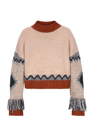 Izia Zur Seite fahren Damen Beige Mehrfarbig