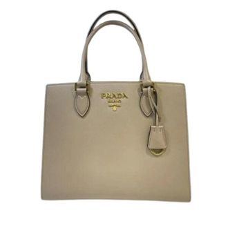 Prada Sac cabas vintage Pre-owned - Femme - Pre-owned - Beige - Taille: ONE Size