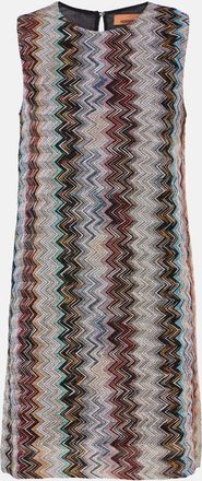 Missoni Minikleid aus Häkelstrick