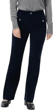 Caroll Femme 232p-pelley Pantalon Bootcut, Marine, 40 EU