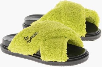 Marni Criss-Cross Sponge Sandals with Rubber Sole size 36