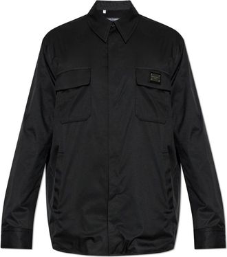 Dolce & Gabbana Homme, Chemises, Noir, Taille: M Pocket Shirt