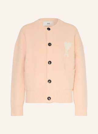Ami Ami Paris Strickjacke Mit Alpaka rosa