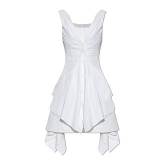 Alexander McQueen Damen, Kleider, Wei&szlig;, MGr&ouml;&szlig;e