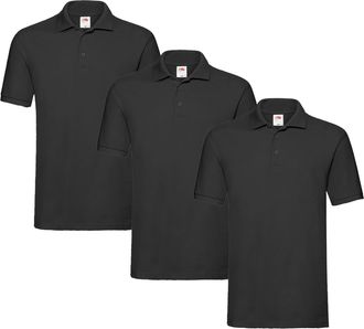 Fruit Of The Loom Premium Polo S M L XL XXL 3XL auch Farbsets 3er Schwarz 3XL + 1 HL Kauf Notizblock