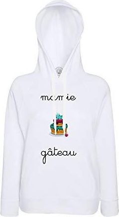 Fabulous Sweat &agrave; Capuche Mamie Gateau Grand Mere Douceur Super Mamie