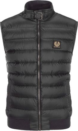 Belstaff Gesteppte Daunenweste mit Sturmriegelverschluss in