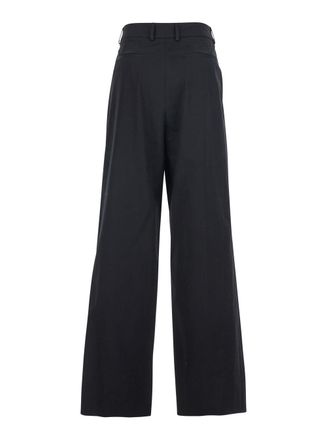 Pantaloni Torino Womens Trousers Frankie Black Cotton