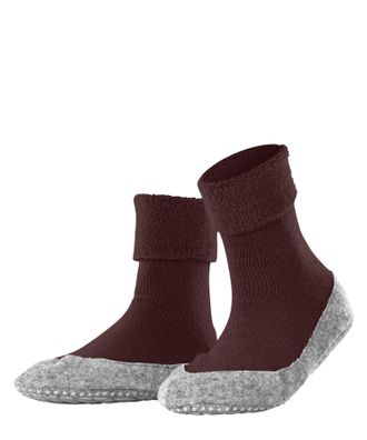 Falke Stoppersocken Cosyshoe W Hp Wolle rutschhemmende Noppen 1 Paar, Braun Cayenne 5950, 41-42