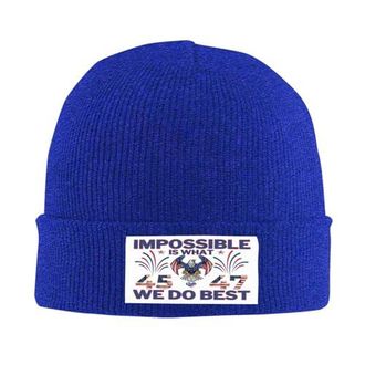 Generic LImpossible Est Ce Que Nous Faisons De Mieux Unisex Skull Cap &Eacute;lastique Watch Cap Souple Bonnets Hiver pour Course &Agrave; Pied Randonn&eacute;e Sport
