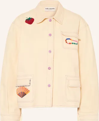 Lollys Laundry Lollys Laundry Jeans-Overjacket Aprilll beige
