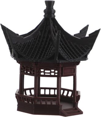 Garneck Miniatur-Tempel Hofstatue Gartenzubehör Für Puppenhäuser Miniatur Zubehör Zum Basteln Bonsai-landschaftsdekor Hofornament Für Miniaturgarten