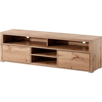 Selsey Selsey LAKSA - TV-Lowboard Wotan Eiche mit LED 137 cm