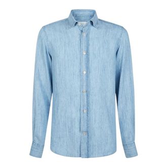 Eleventy Herren, Shirts, Blau, LGr&ouml;&szlig;e