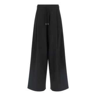 Dries Van Noten Hadium Hose aus geb&uuml;rsteter Baumwolle - - Trousers - Damen - Schwarzk - S