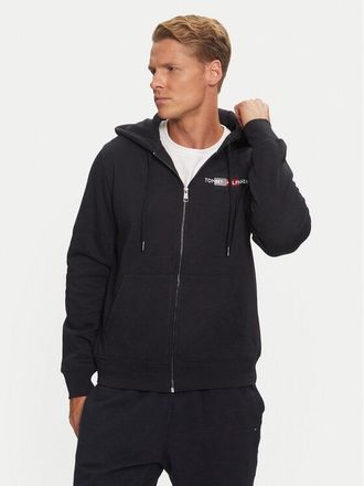 Tommy Hilfiger Sweatshirt Flag Embro MW0MW35540 Dunkelblau Regular Fit