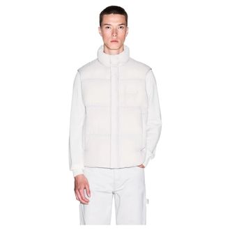 A|X Armani Exchange Full Zip &Auml;rmellose Daunenjacke - - Jackets - Herren - Wei&szlig; - L