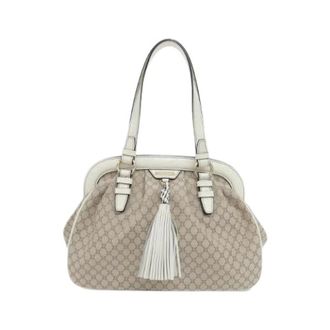Celine Pre-owned Sac Cabas Cuir Toile - Femme - Pre-owned - Beige - Taille: ONE Size