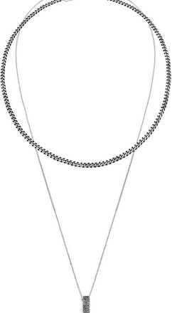 Kuzzoi Halskette für Herren aus 925er-Sterlingsilber mit Anhänger