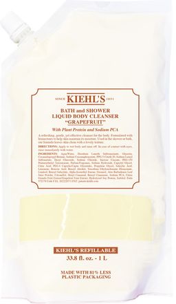 Kiehl's Bath And Shower Liquid Body Cleanser Grapefruit Refill Duschgel 1000 ml