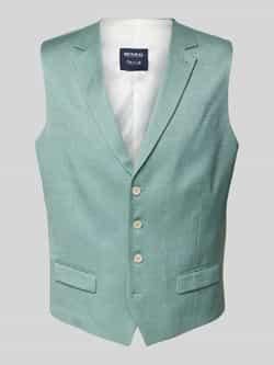 Mc Neal Slim Fit Weste mit Leinen-Anteil