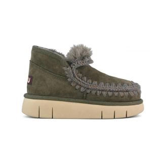 Mou Gr&uuml;ner Wildleder Stiefelette Sneakers - - Shoes - Damen - Gr&uuml;n - 40 EU