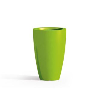 Monacis Vase PRISMA ROND VERT Ø33xH50