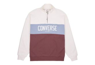 Converse Sweatshirt WOMENS CONVERSE HALF-ZIP COLORBLOCKED PULLOVER