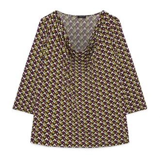 Fiorella Rubino Damen, Blusen & Hemden, Schwarzk, 2XLGr&ouml;&szlig;e