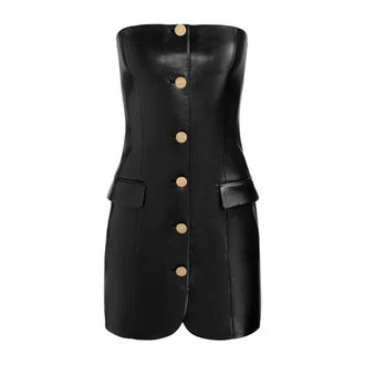 Alice & Olivia Madison Vegan Mini Blazer Kleid - - Dresses - Damen - Schwarzk - S