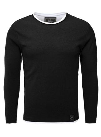 Key Largo Herren Sarasota Round Pullover, Black (1100), XL