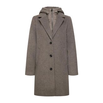 Street One Manteau droit - Femme - Manteaux - Beige - Taille: 38 FR